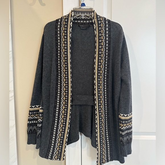 BCBGMaxAzria | Sweaters | Y2k Bcbg Max Azria Tribal Cardigan Size Large ...